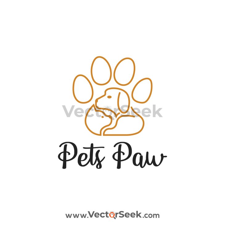 Pets Paw Logo Vector - (.Ai .PNG .SVG .EPS Free Download)