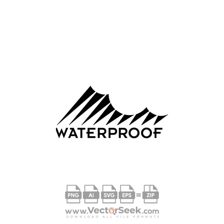 Waterproof Logo Vector - (.Ai .PNG .SVG .EPS Free Download)