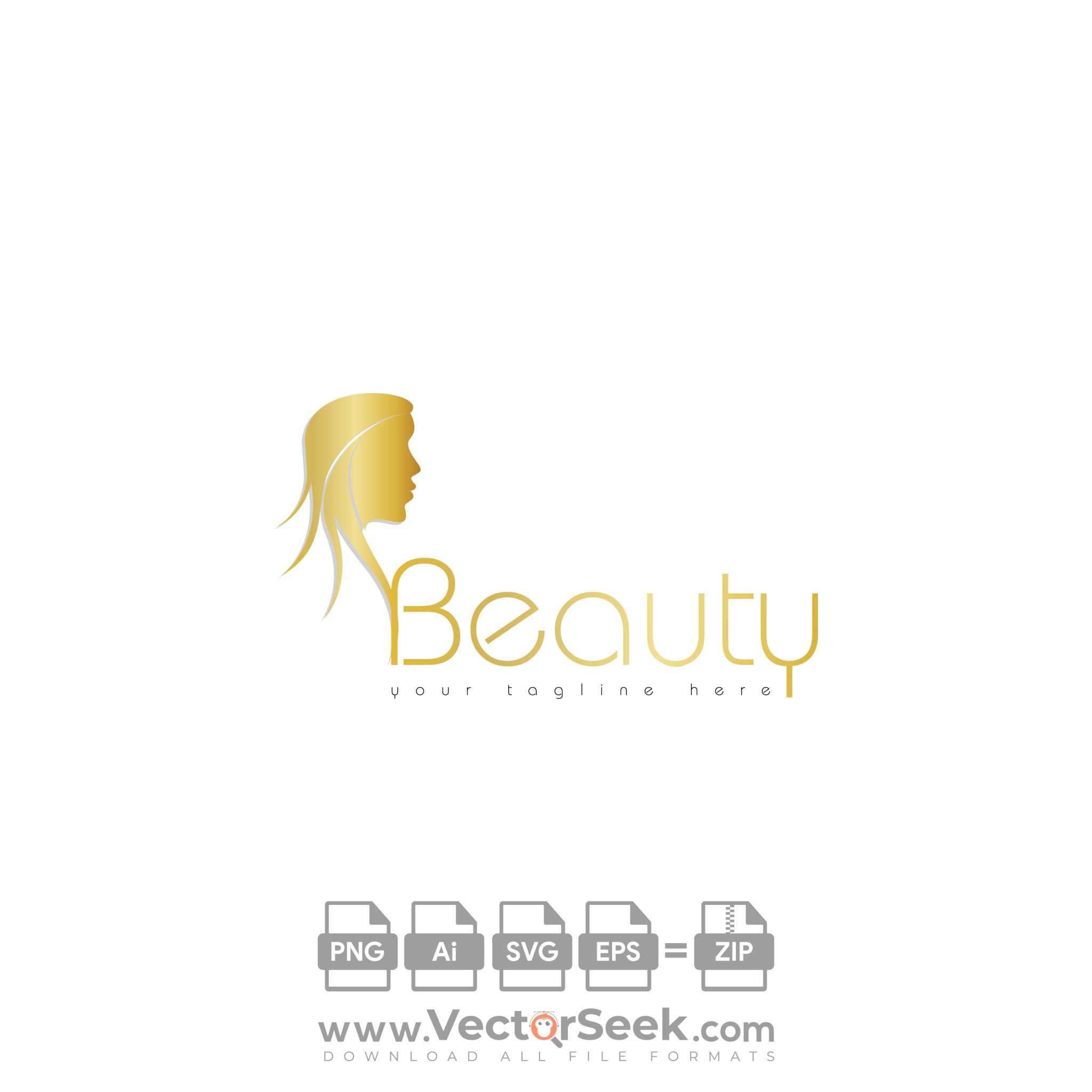 Beauty Lady Logo Vector - (.Ai .PNG .SVG .EPS Free Download)