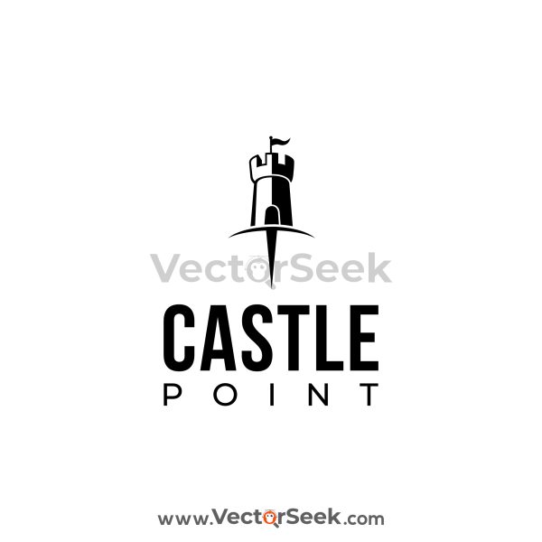 Black Castle Design Logo Vector - (.Ai .PNG .SVG .EPS Free Download)