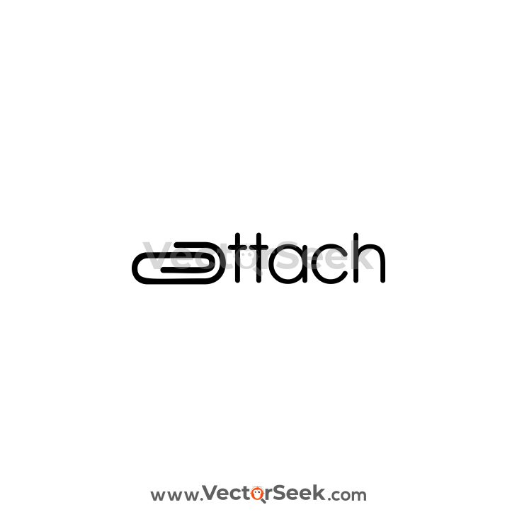 Creative Attach Logo Template - (.Ai .PNG .SVG .EPS Free Download)