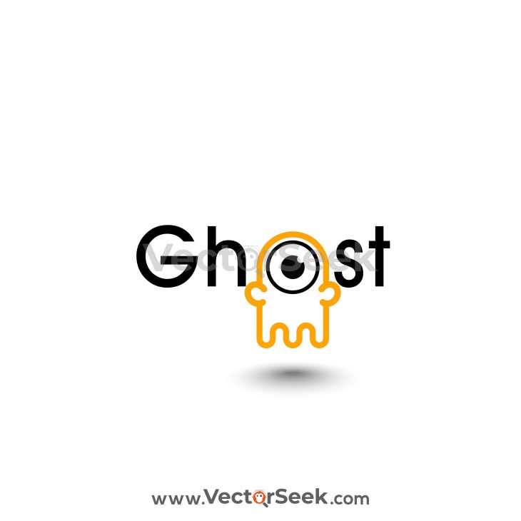 Creative Ghost Logo Template - (.Ai .PNG .SVG .EPS Free Download)
