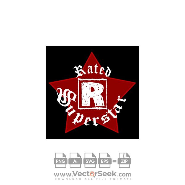 Edge Rated R Super Star Logo Vector - (.Ai .PNG .SVG .EPS Free Download)