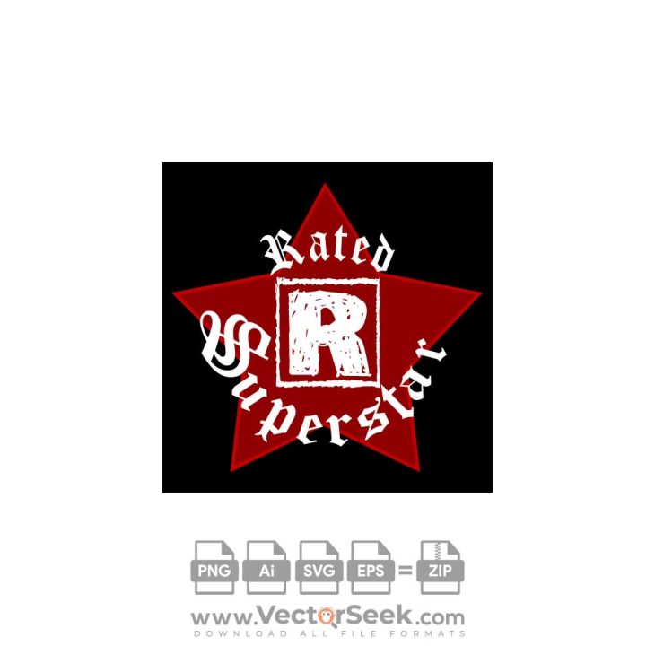 Edge Rated R Super Star Logo Vector - (.Ai .PNG .SVG .EPS Free Download)