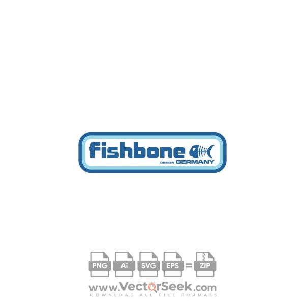 Fishbone Design Logo Vector - (.Ai .PNG .SVG .EPS Free Download)