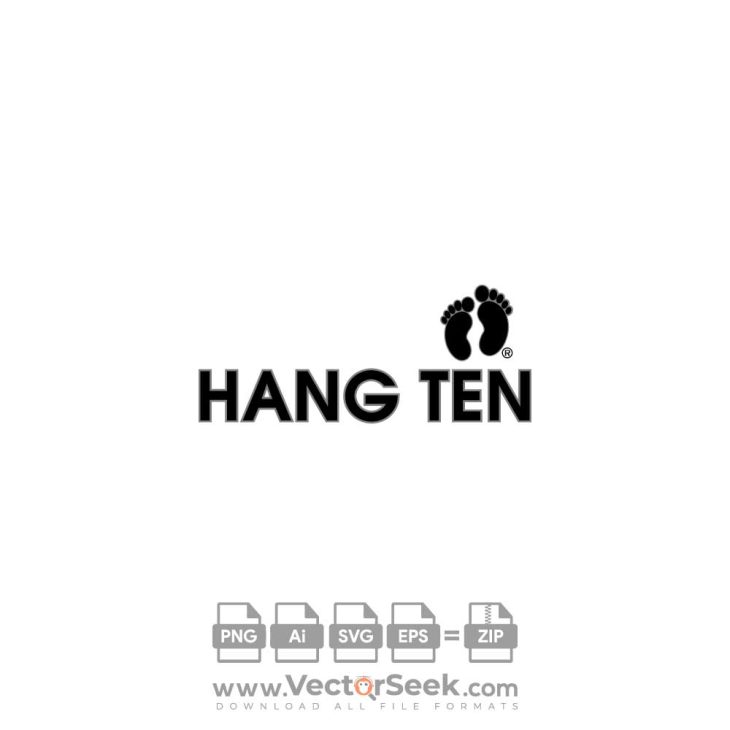 Hang Ten Logo Vector - (.Ai .PNG .SVG .EPS Free Download)