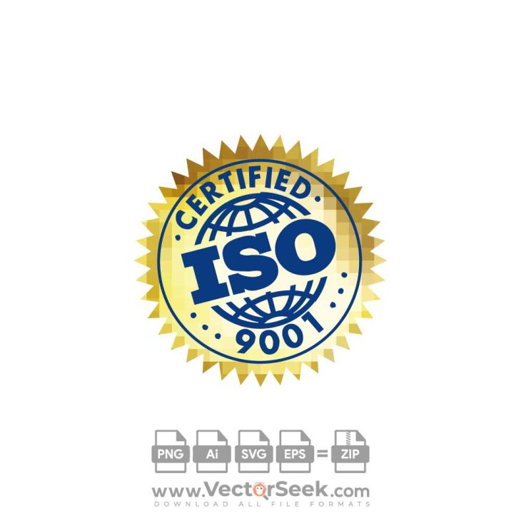 ISO 9001 Certified Logo Vector - (.Ai .PNG .SVG .EPS Free Download)
