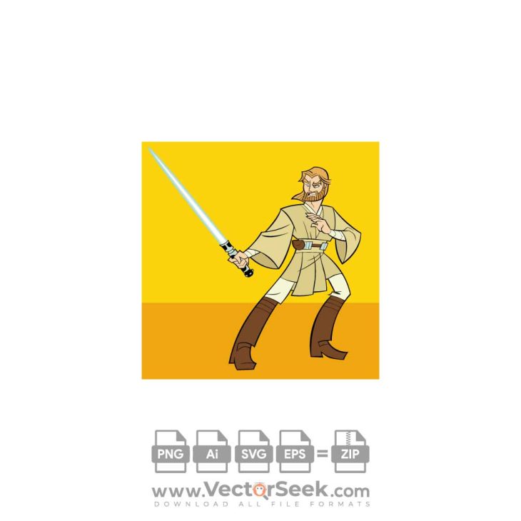 Obi Wan Kenobi Logo Vector - (.Ai .PNG .SVG .EPS Free Download)