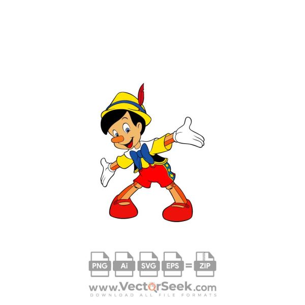 Pinocchio Logo Vector - (.Ai .PNG .SVG .EPS Free Download)