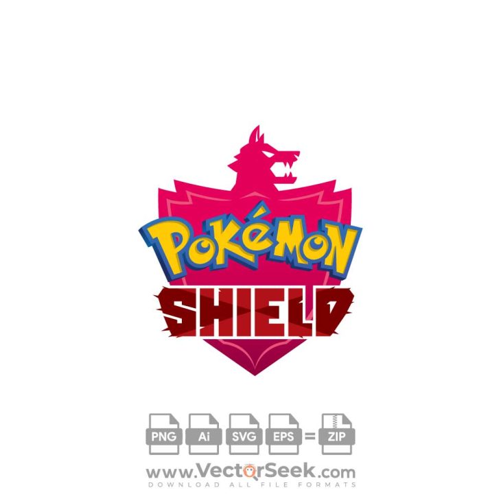 Pokemon Shield Logo Vector - (.Ai .PNG .SVG .EPS Free Download)