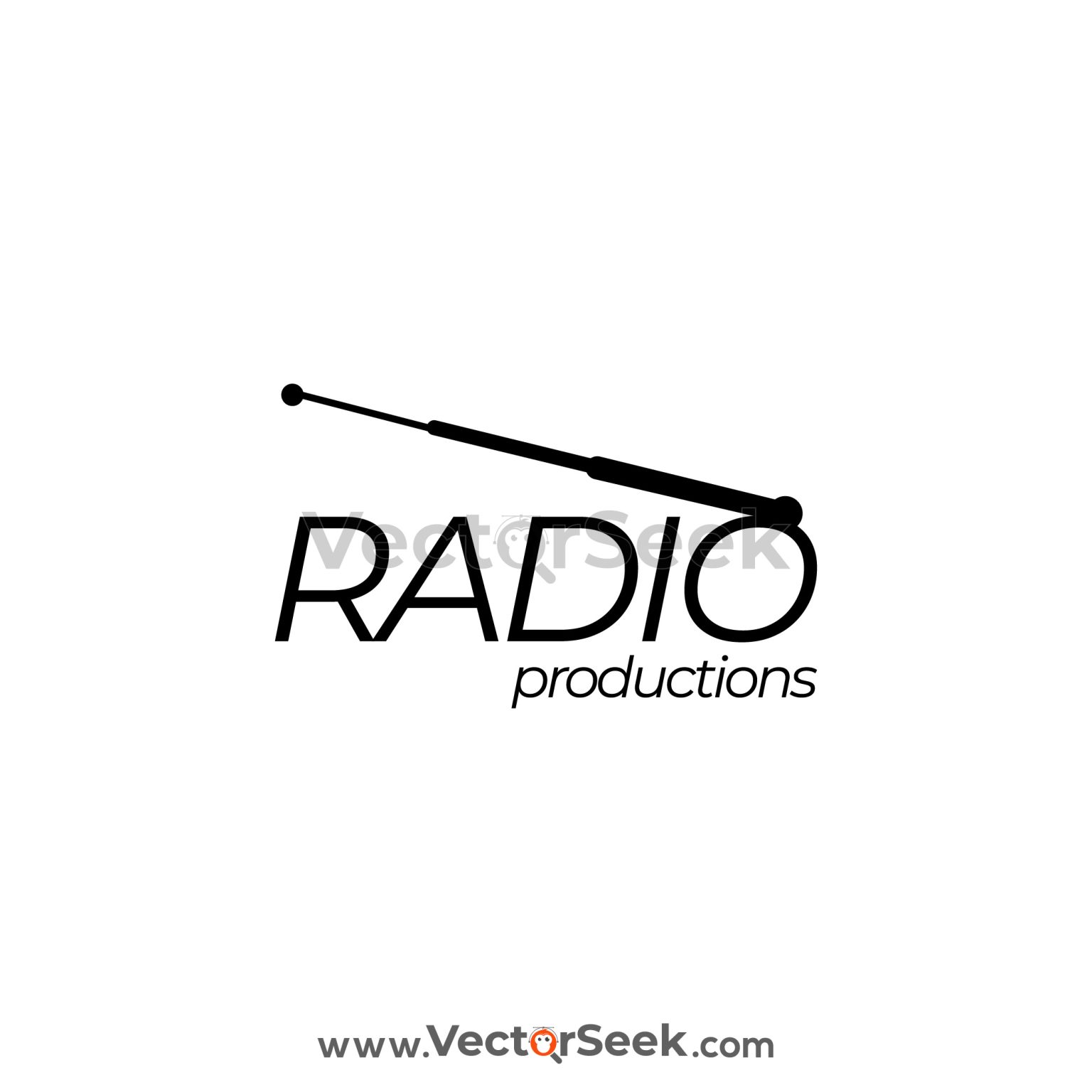 Radio Productions Logo Template - (.Ai .PNG .SVG .EPS Free Download)