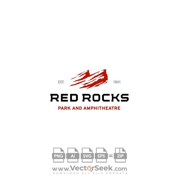 Red Rocks Logo Vector - (.Ai .PNG .SVG .EPS Free Download)
