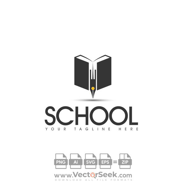 School Logo Template - (.Ai .PNG .SVG .EPS Free Download)