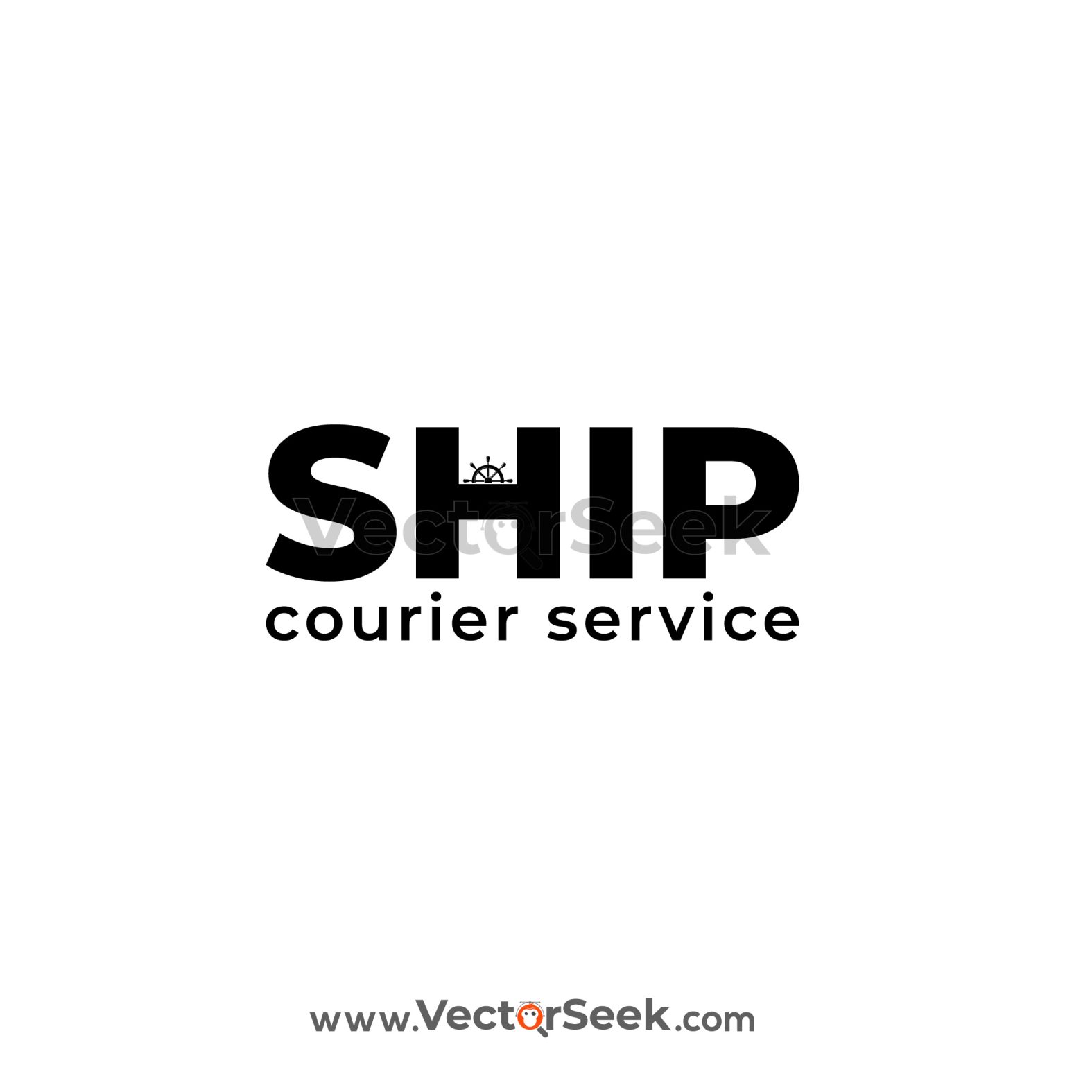 Ship Courier Service Logo Template - (.Ai .PNG .SVG .EPS Free Download)