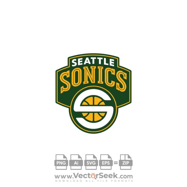 Seattle Sonics 2001 2008 Logo Vector - (.Ai .PNG .SVG .EPS Free Download)