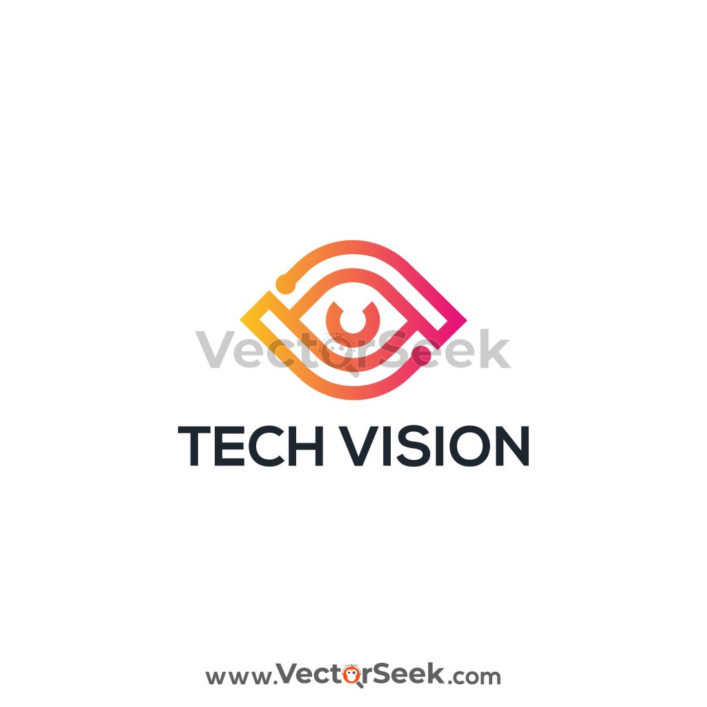 Tech Vision Logo Template - (.Ai .PNG .SVG .EPS Free Download)
