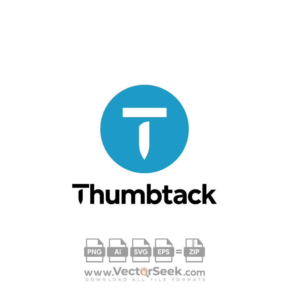 Thumbtack Logo PNG Transparent SVG AI Free Download