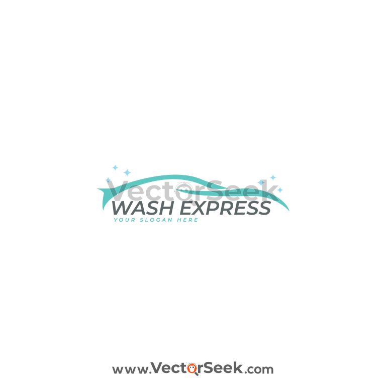 Wash Express Logo Template - (.Ai .PNG .SVG .EPS Free Download)