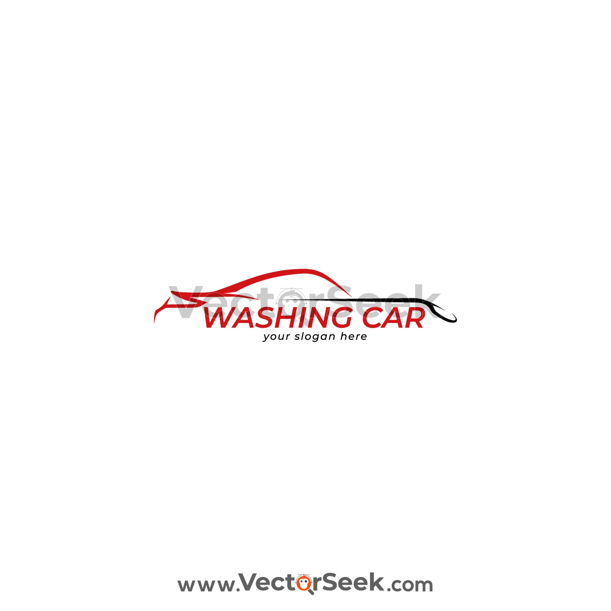 Washing Car Logo Template - (.Ai .PNG .SVG .EPS Free Download)