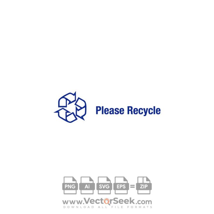 Please Recycle Logo Vector - (.Ai .PNG .SVG .EPS Free Download)