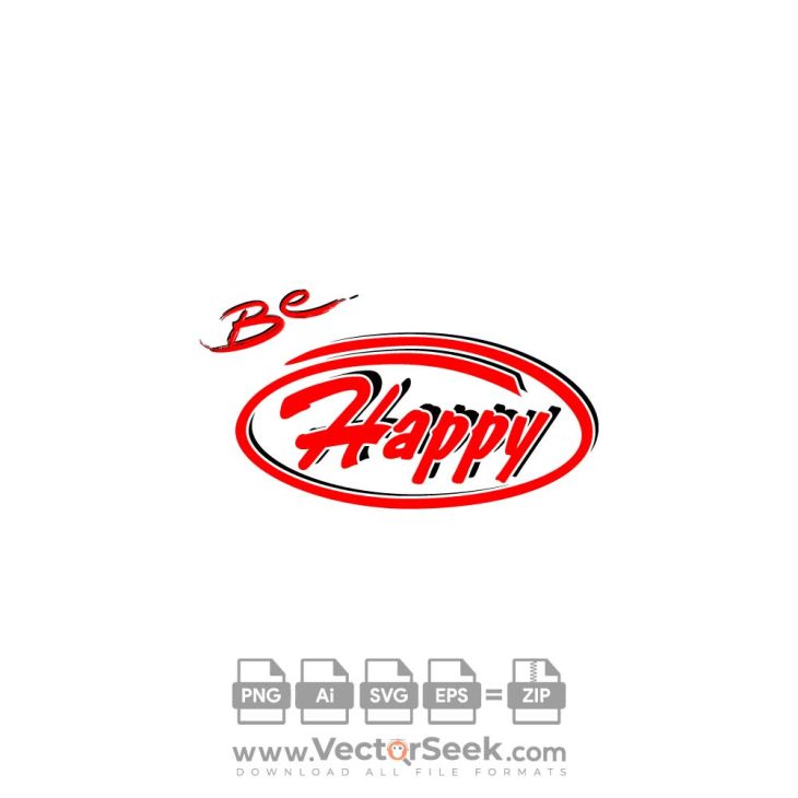 Be Happy Logo Vector - (.Ai .PNG .SVG .EPS Free Download)