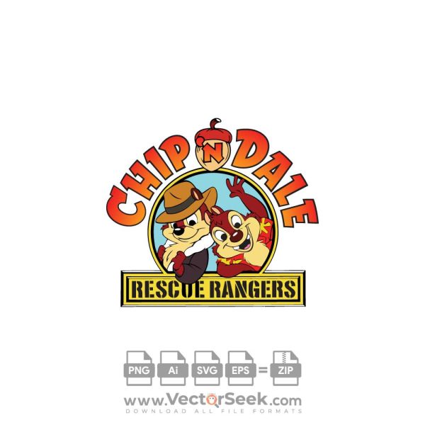 Chip n Dale Rescue Ranger Logo Vector - (.Ai .PNG .SVG .EPS Free Download)