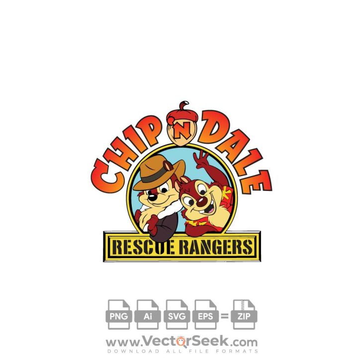 Chip n Dale Rescue Ranger Logo Vector - (.Ai .PNG .SVG .EPS Free Download)