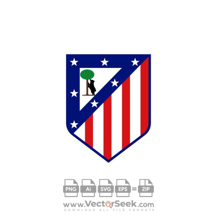 Club Atletico de Madrid Logo Vector - (.Ai .PNG .SVG .EPS Free Download)