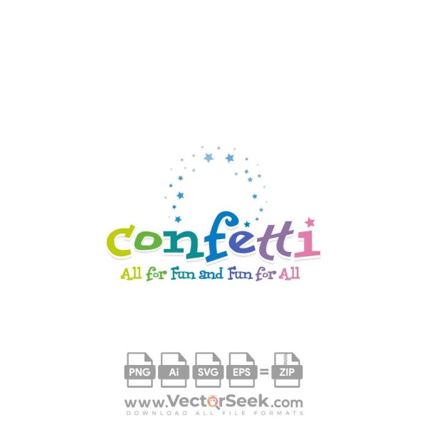 Confetti Logo Vector - (.Ai .PNG .SVG .EPS Free Download)