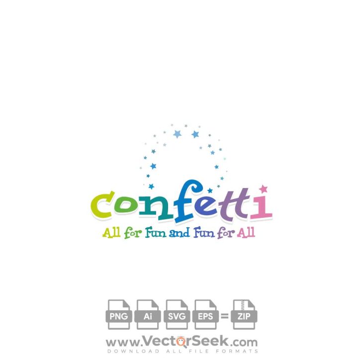 Confetti Logo Vector - (.Ai .PNG .SVG .EPS Free Download)