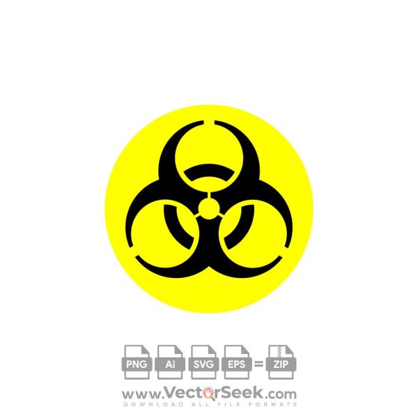 Danger Biological Hazard Logo Vector - (.Ai .PNG .SVG .EPS Free Download)