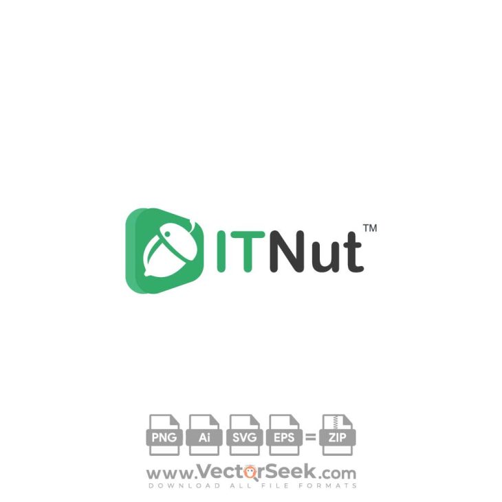 IT Nut Hosting Logo Vector - (.Ai .PNG .SVG .EPS Free Download)
