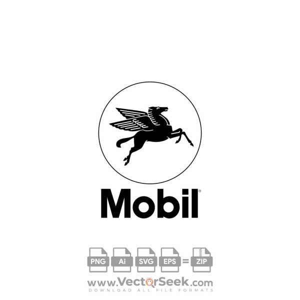 Mobil Pegasus Logo Vector - (.Ai .PNG .SVG .EPS Free Download)