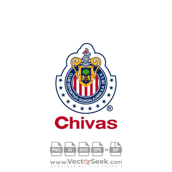Chivas Rayadas (blanco y negro) Logo Vector - (.Ai .PNG .SVG .EPS Free ...