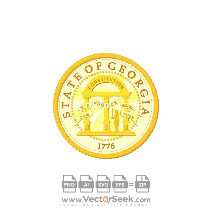 Georgia State Seal V1 Logo Vector - (.Ai .PNG .SVG .EPS Free Download)