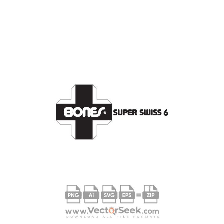 Bones Swiss 6 Logo Vector - (.Ai .PNG .SVG .EPS Free Download)