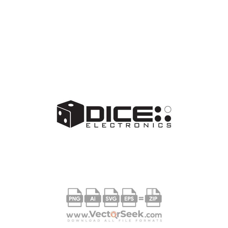 Dice Electronics Logo Vector - (.Ai .PNG .SVG .EPS Free Download)