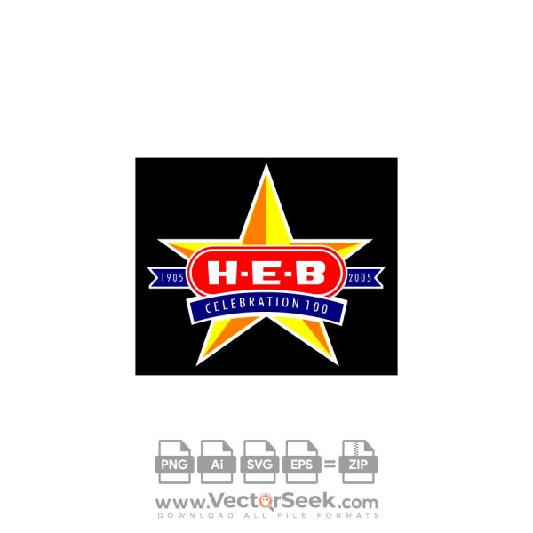 HEB 100 Year Logo Vector - (.Ai .PNG .SVG .EPS Free Download)