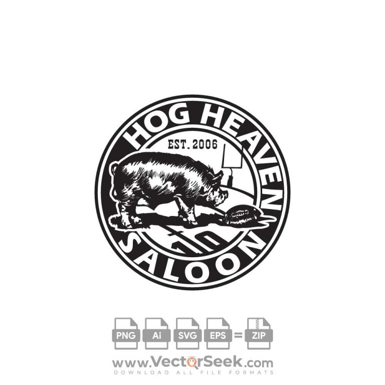 Hog Heaven Saloon Logo Vector - (.Ai .PNG .SVG .EPS Free Download)