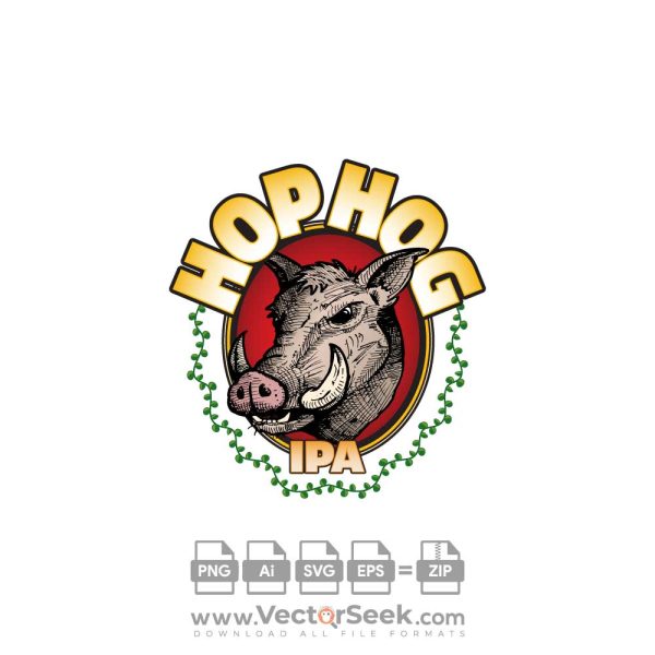 Hop Hog IPA Logo Vector - (.Ai .PNG .SVG .EPS Free Download)