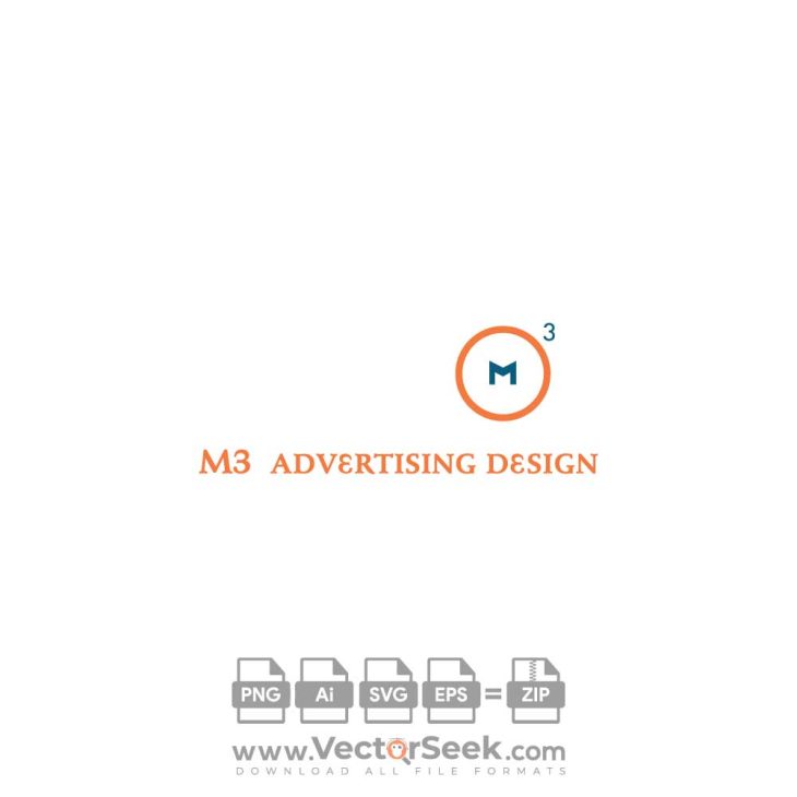 M3 Advertising Design Logo Vector - (.Ai .PNG .SVG .EPS Free Download)