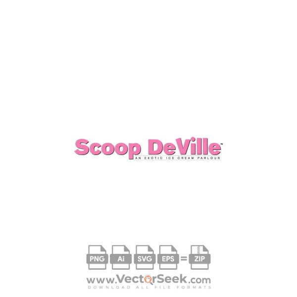 Scoop DeVille Ice Cream Parlour Logo Vector - (.Ai .PNG .SVG .EPS Free Download)