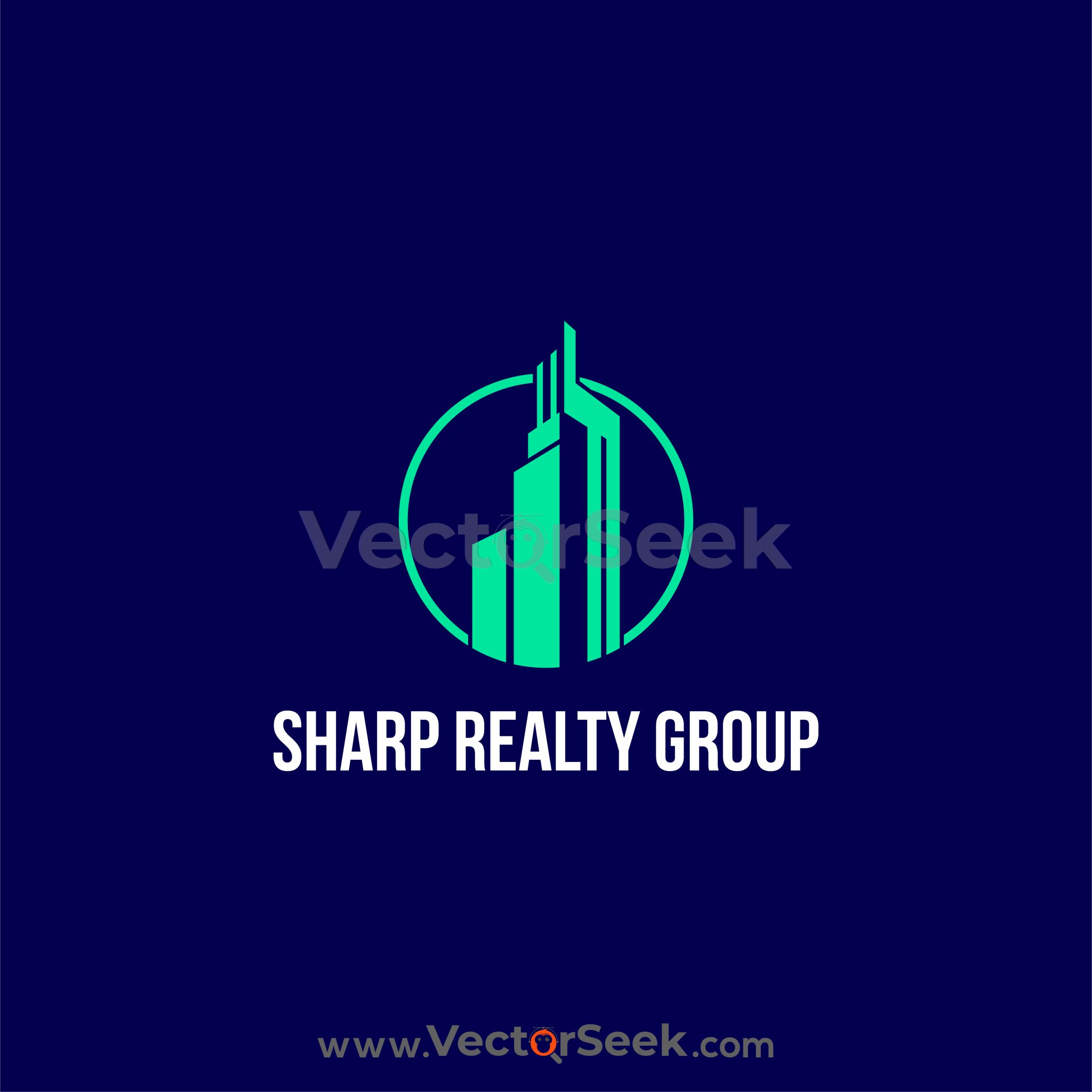 Sharp Realty Group Logo Template - (.Ai .PNG .SVG .EPS Free Download)