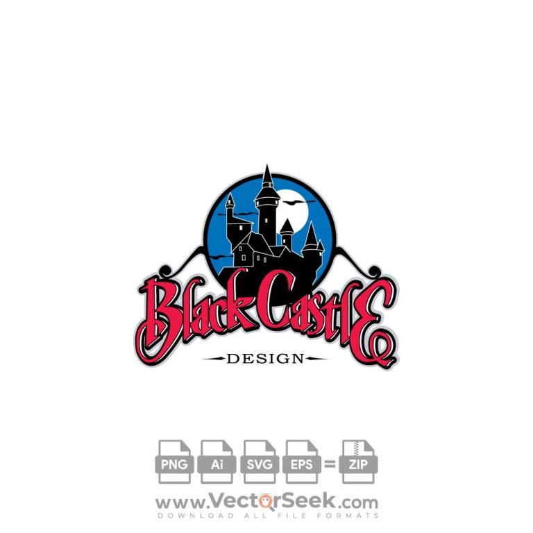Black Castle Design Logo Vector - (.Ai .PNG .SVG .EPS Free Download)