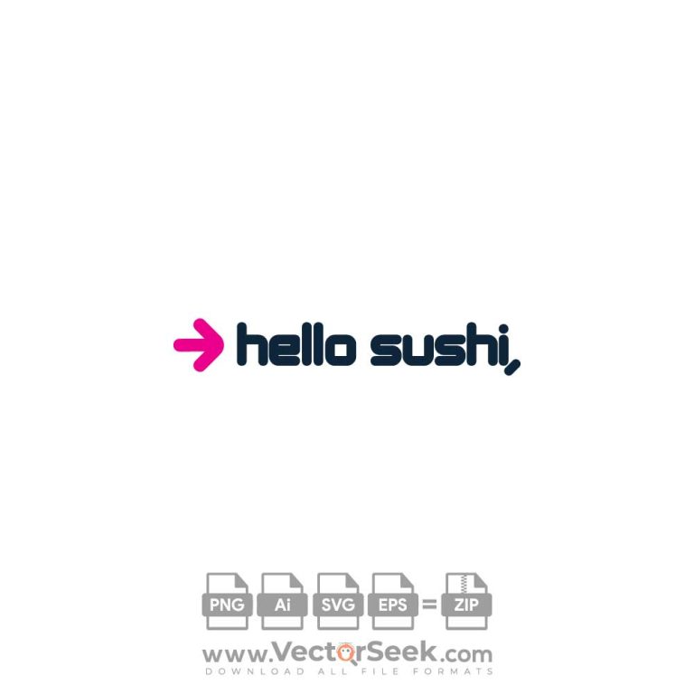 Hello Sushi Logo Vector - (.Ai .PNG .SVG .EPS Free Download)