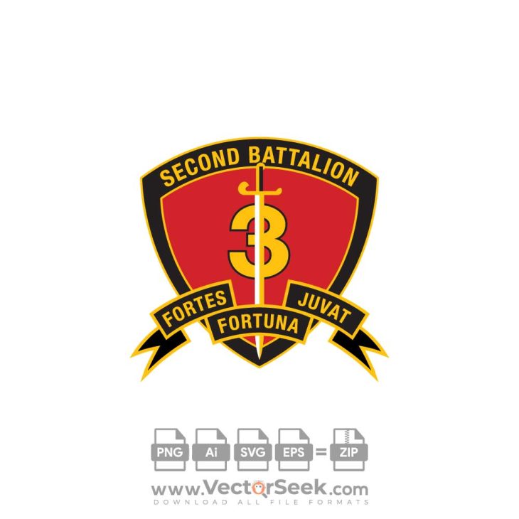 2/3 Marines Sticker 3rd Battalion 2nd Marine Regiment USMC Logo Vector ...
