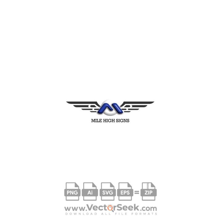 Mile High Signs, Inc. Logo Vector - (.Ai .PNG .SVG .EPS Free Download)