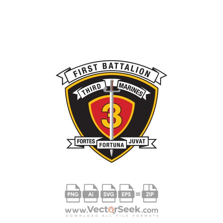 1st Battalion 3rd Marine Regiment USMC Logo Vector - (.Ai .PNG .SVG ...