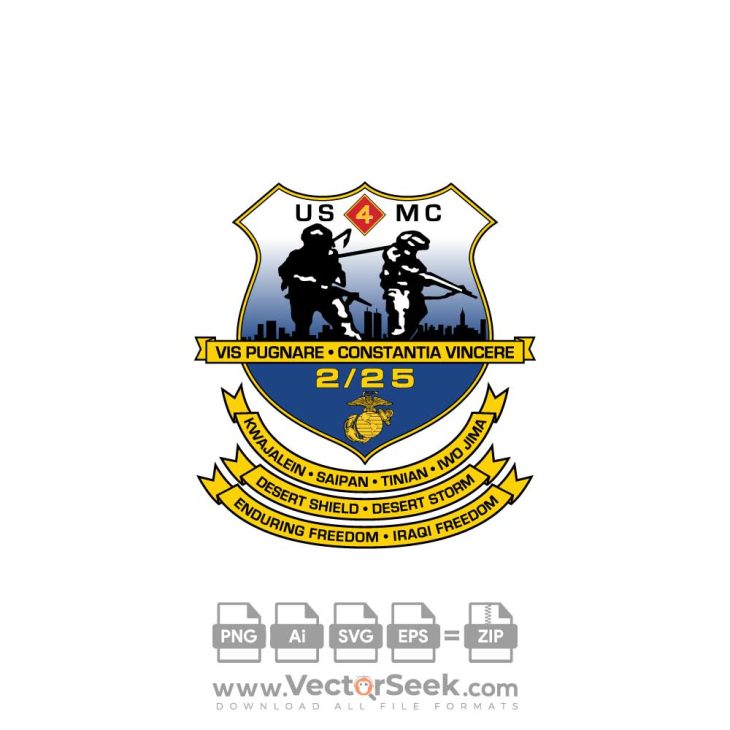 2nd Battalion 25th Marine Regiment USMCR Logo Vector - (.Ai .PNG .SVG ...