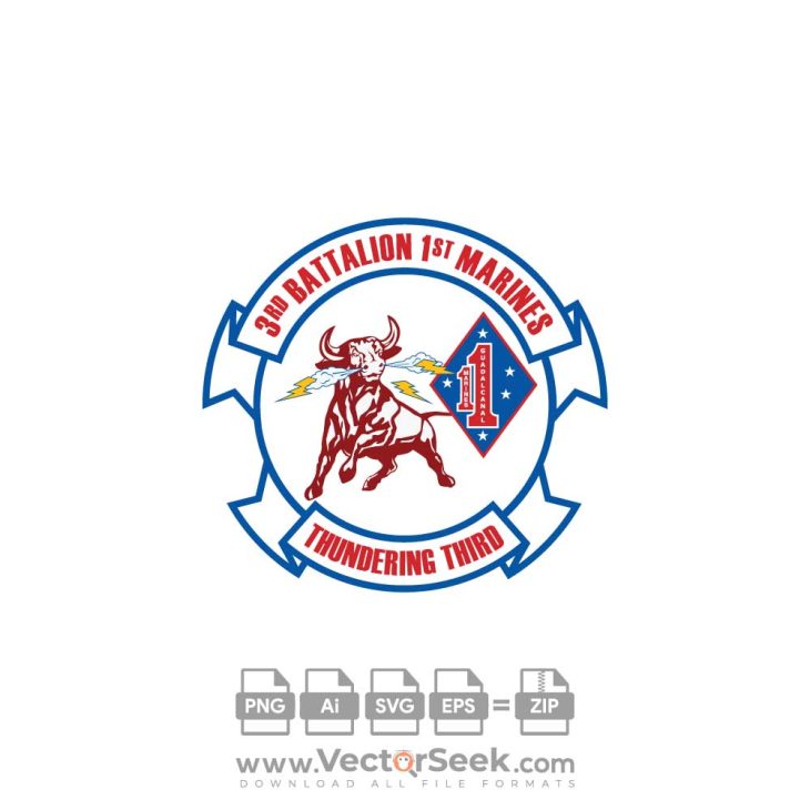 3rd Battalion 1st Marine Regiment USMC Logo Vector - (.Ai .PNG .SVG ...
